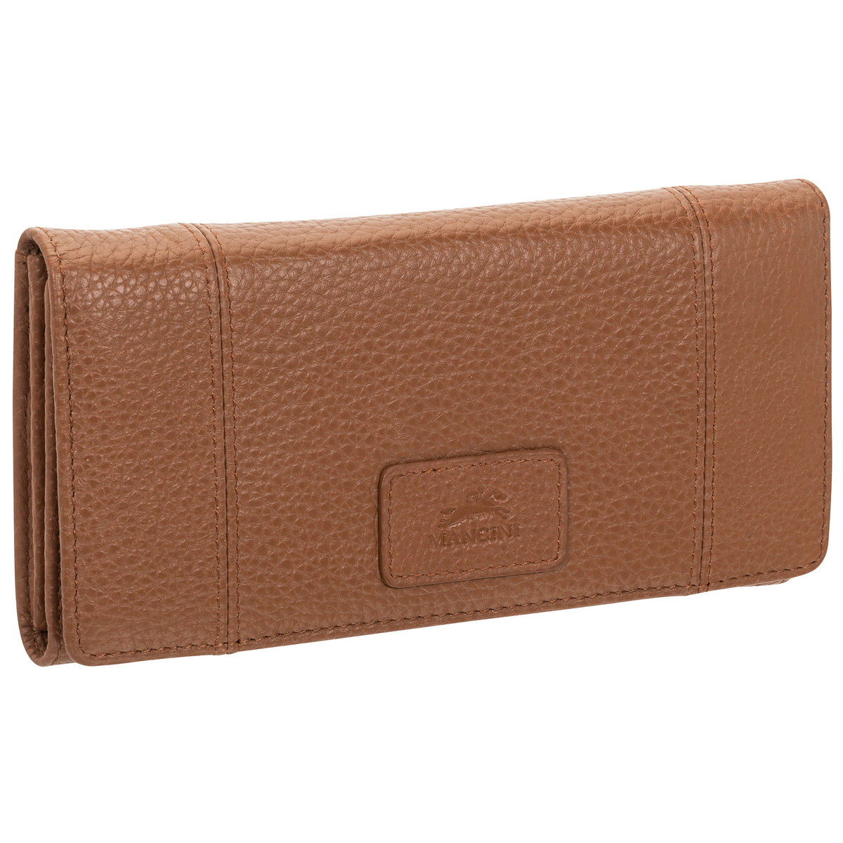 Mancini Pebbled Ladies' Trifold Wallet – bagdUp