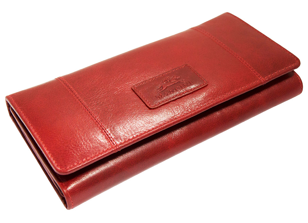 Mancini Casablanca Ladies' RFID Secured Trifold Wallet – bagdUp