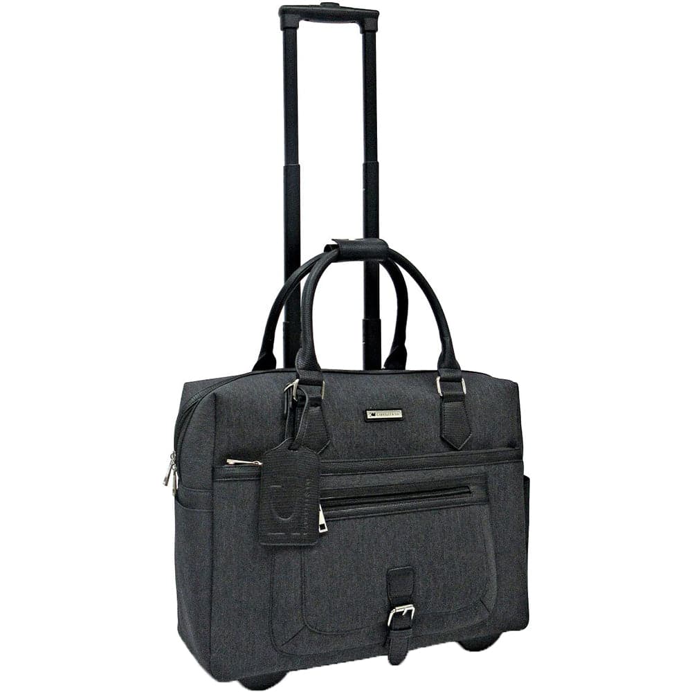 Cabrelli & Co. Fashion Executives Leah Lizard 15"Rolling Briefcase | bagdUp