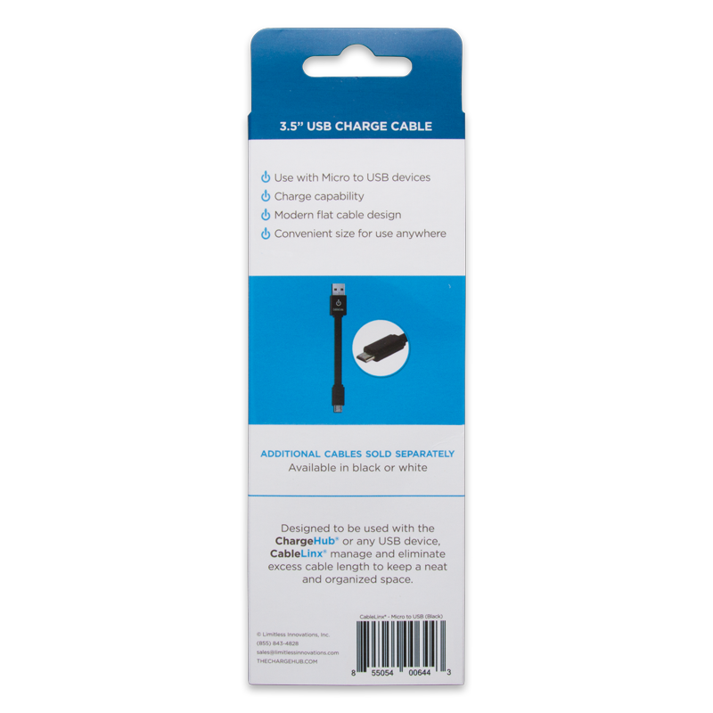 The Charge Hub Cable Linx Micro to USB Charge Cable | bagdUp
